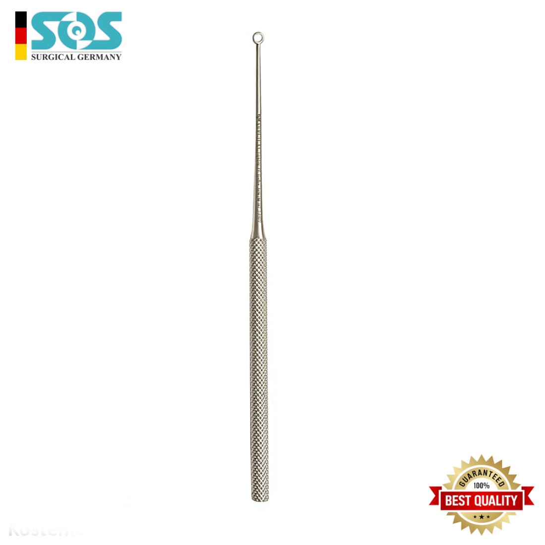 Buck Ohr Kürette Scharf, Größe = 14,5 cm, Fig. 3