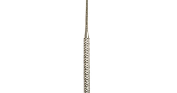 Ohrkürette BUCK, gebogen, stumpf, Fig. 1